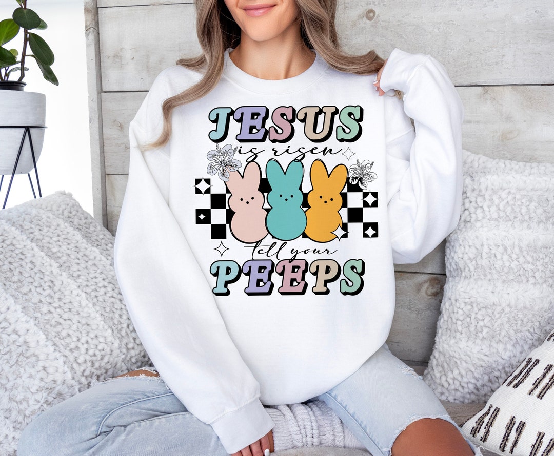 Jesus is Risen Tell Your Peeps PNG, Easter Png, Christian Png, Jesus ...