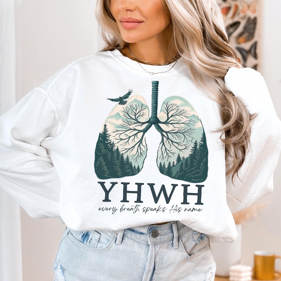YHWH Lungs Christian Png, Yahweh Png, Every Breath Speak His Name Png ...