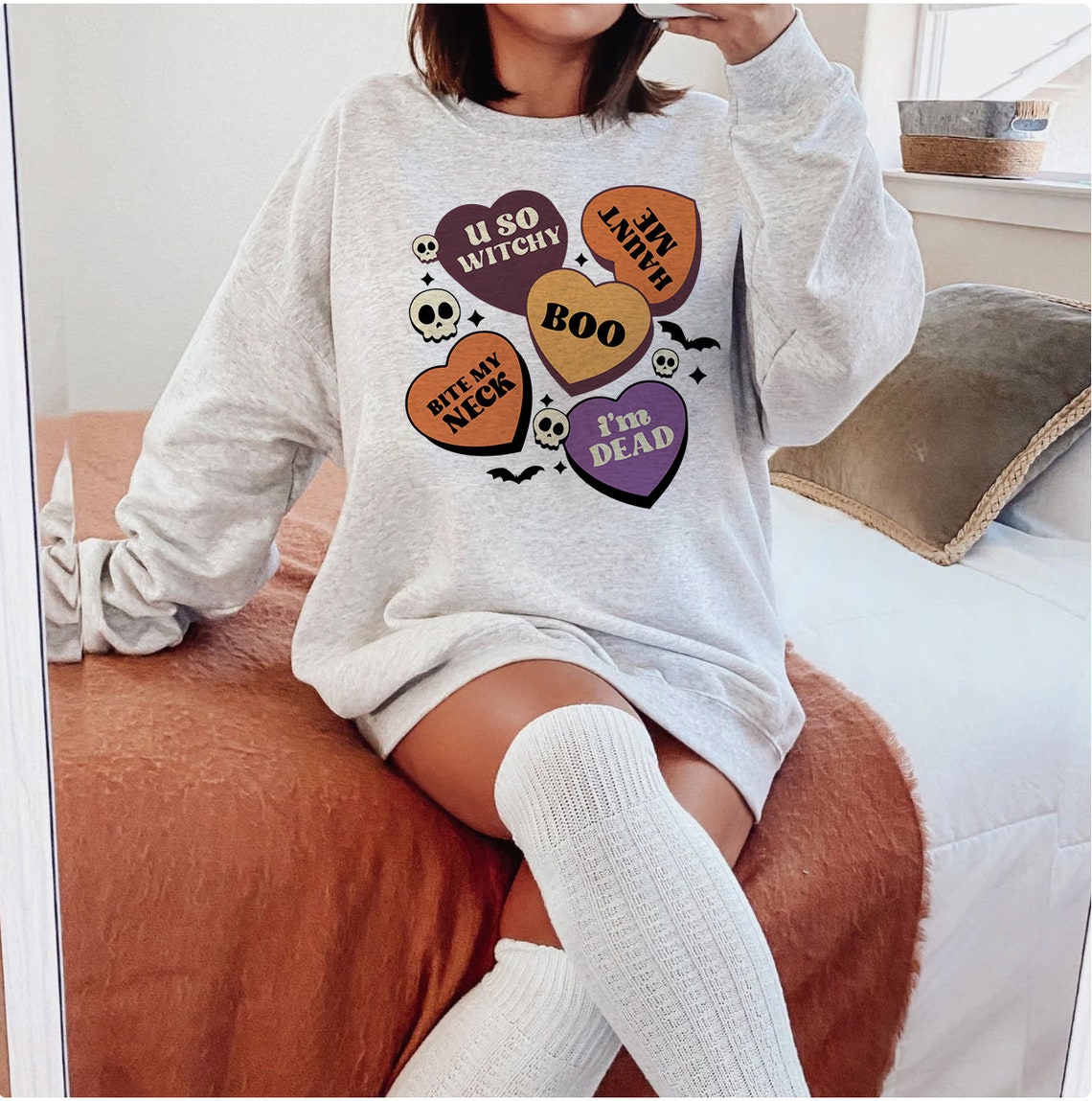Halloween Candy Hearts Svg / Conversation Hearts Svg / Bite Me Svg ...