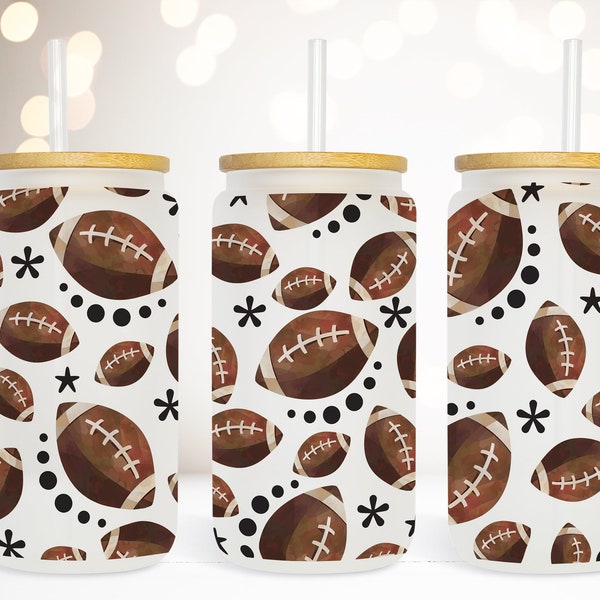 Football Glass - Etsy