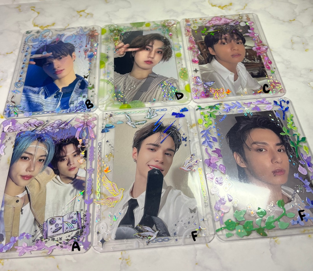 Decorated Toploader for Kpop Photocards - Etsy