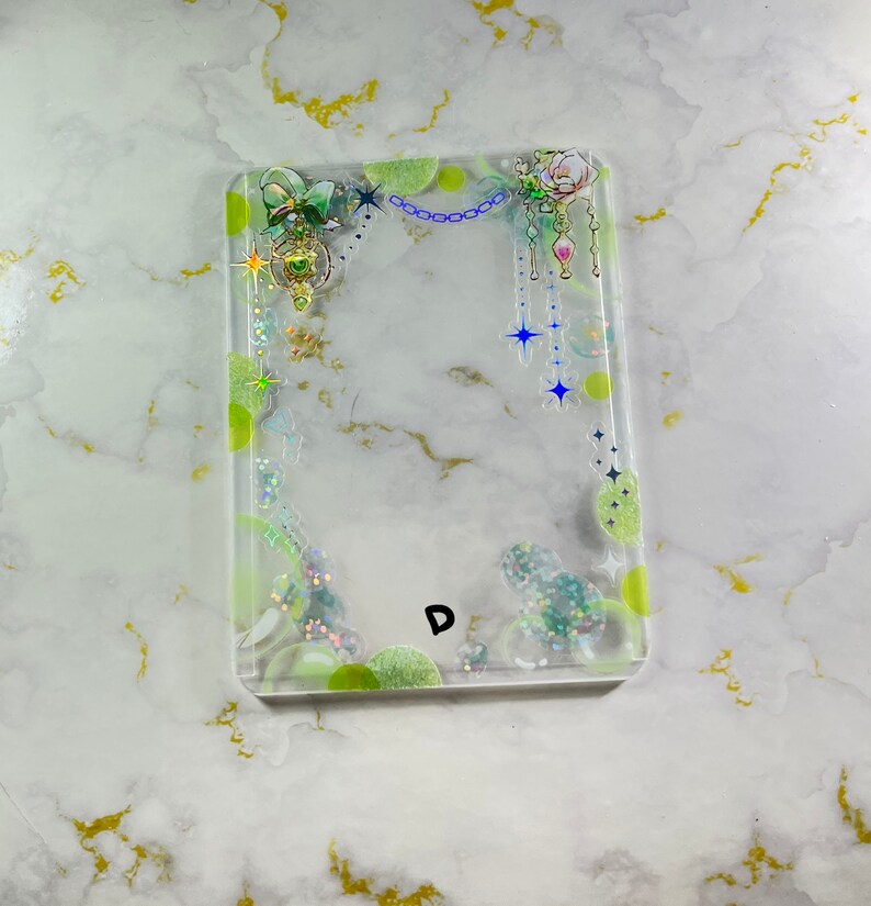 Decorated Toploader for Kpop Photocards - Etsy