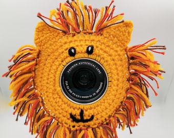 Crochet Elephant Camera Lens Buddy - Crocheted Lens Helper - Etsy
