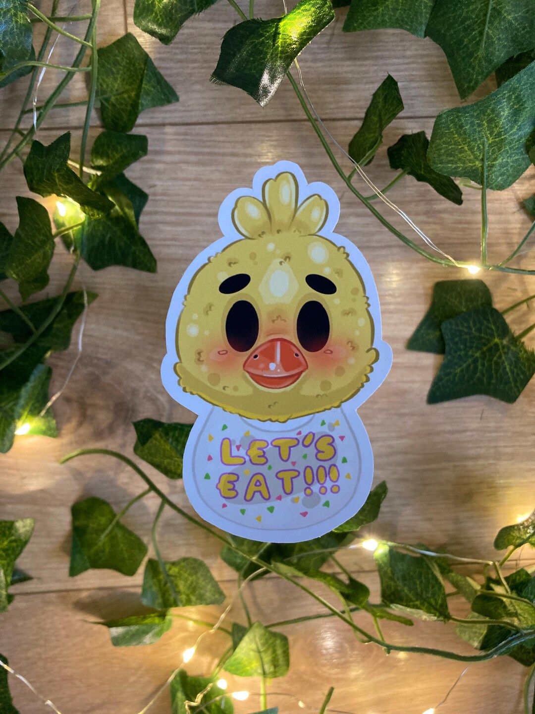FNAF Chica Vinyl Sticker - Etsy