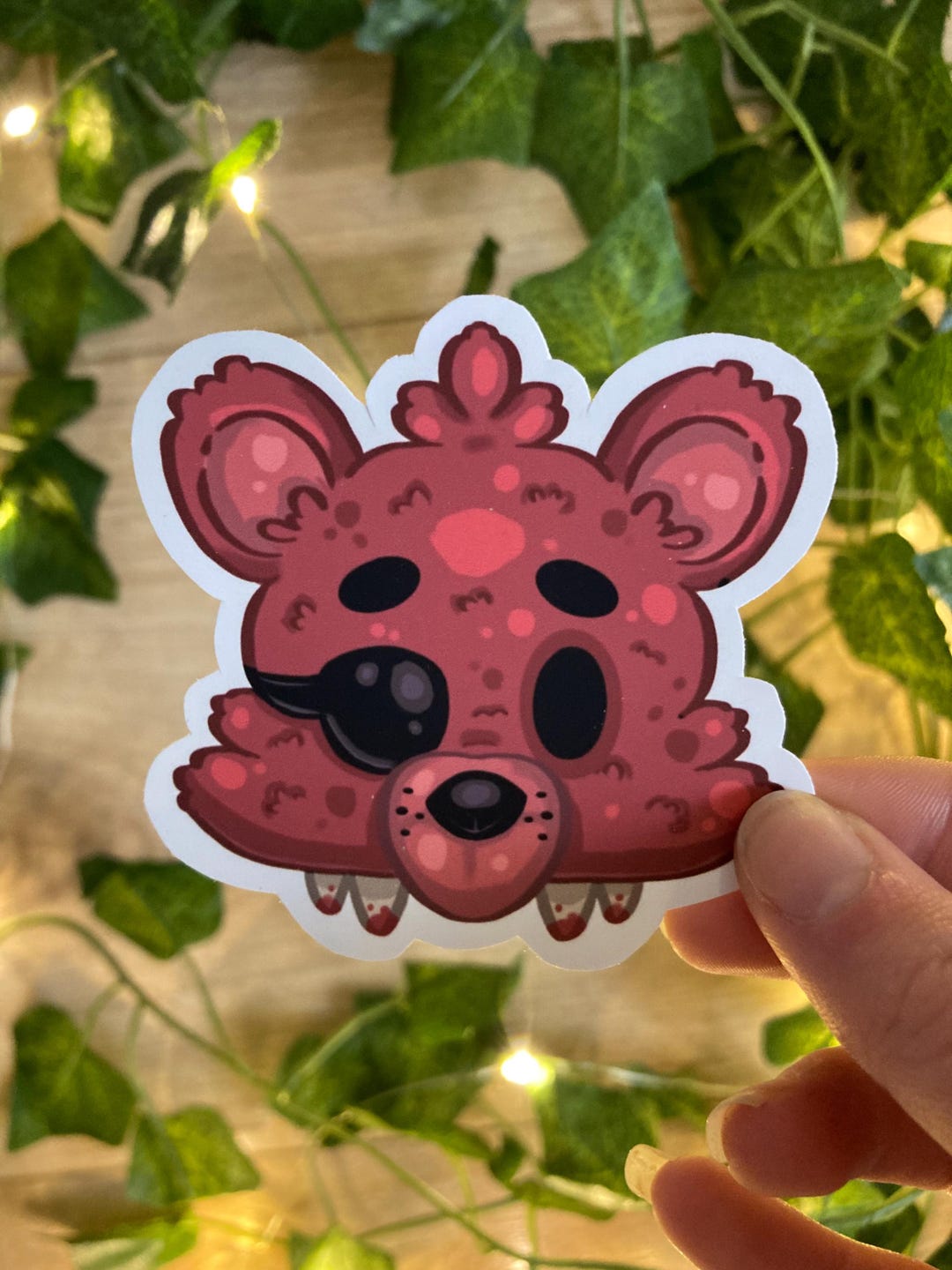 FNAF Foxy Vinyl Sticker - Etsy