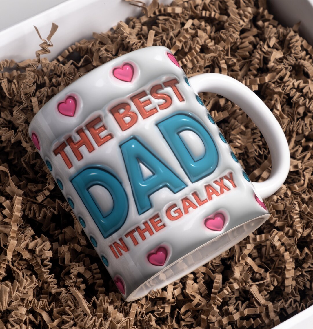 Taza para papá con diseño de sublimación 3D / Regalo para el Día del ...