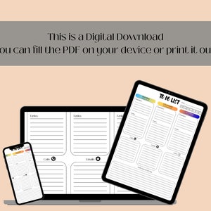 Productivity Planner Bundle | to Do List | Weekly Planner | Habit ...