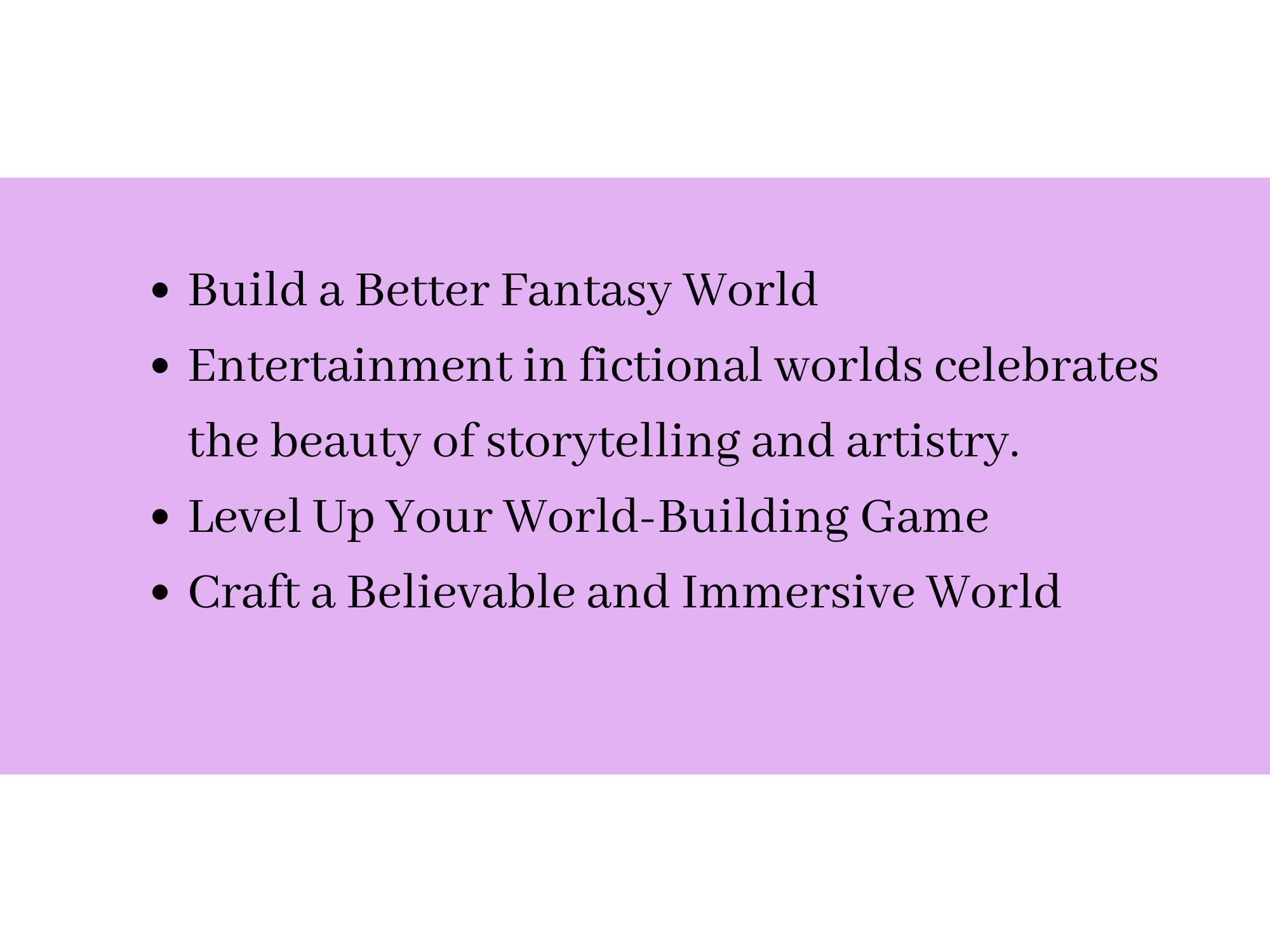 Fantasy Worldbuilding Template for Entertainment of a Nation Creative ...