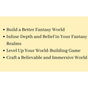 Fantasy World-building Templates Bundle for Geography, Government ...