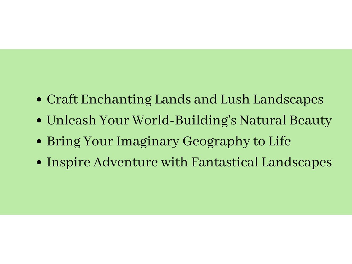 Fantasy Worldbuilding Template for Geography and Nature Creative ...