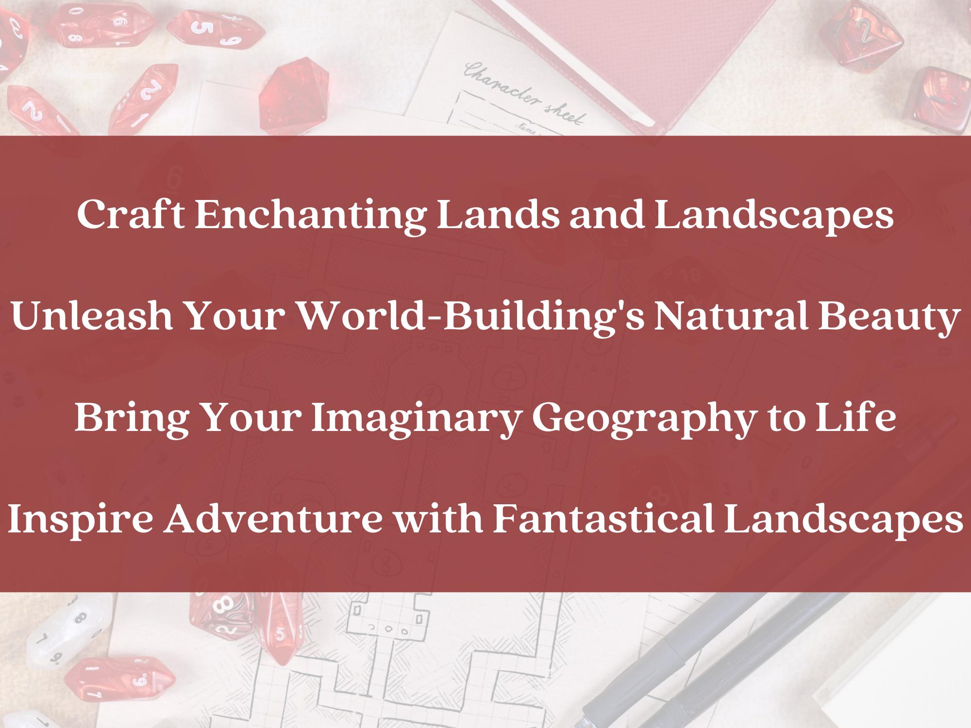 Fantasy Worldbuilding Template for Geography and Nature | Creative ...