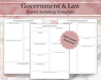 Fantasy Worldbuilding Template for Entertainment of a Nation | Creative ...