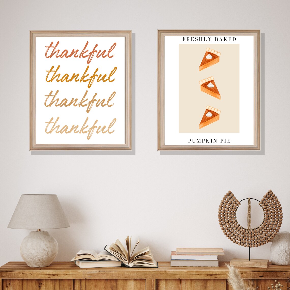 Thanksgiving Gallery Wall Art Set | Set of 15+ Wall Art Prints | Autumn ...