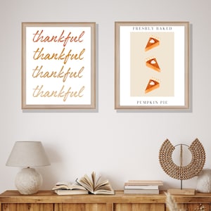 Thanksgiving Gallery Wall Art Set | Set of 15+ Wall Art Prints | Autumn ...
