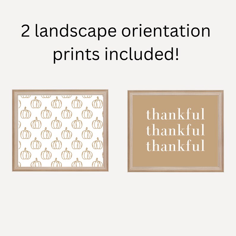 Thanksgiving Gallery Wall Art Set | Set of 15+ Wall Art Prints | Autumn ...