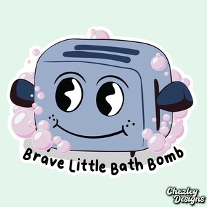Brave Little Bath Bomb Dark Humor, 80s and 90s Nostalgia, Toaster, Satire, Funny - Etsy