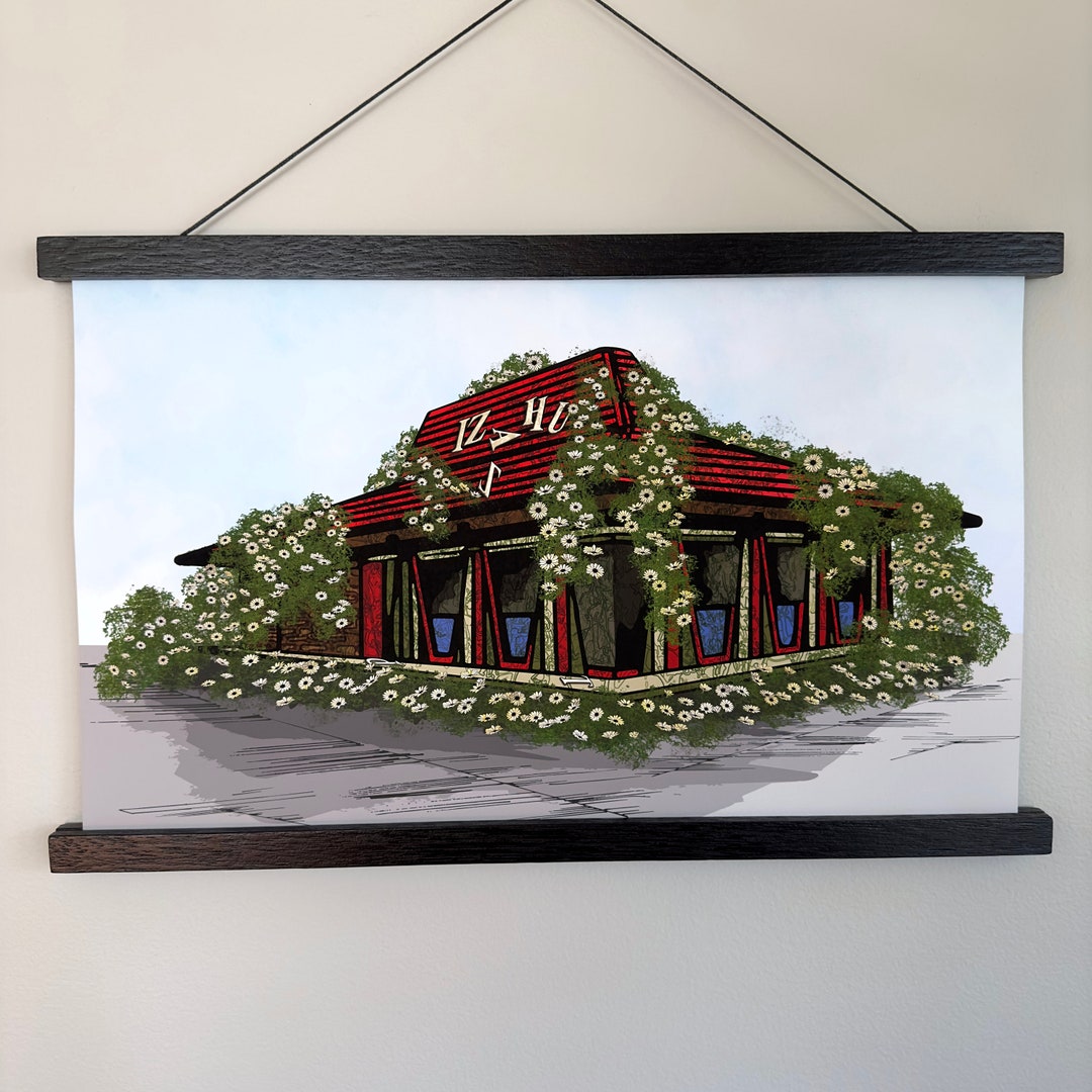 Pizza Hut Reclaimed by Nature | Original Fine Art Print | Nothing but ...