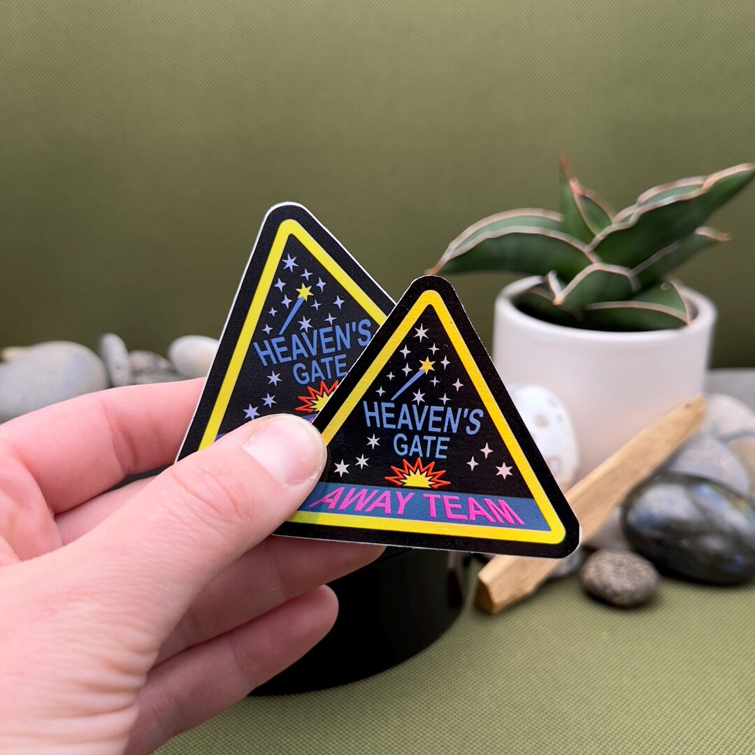 Heaven's Gate Stickers | Away Team, Cult Curiosity, UFO Religion, Cult ...