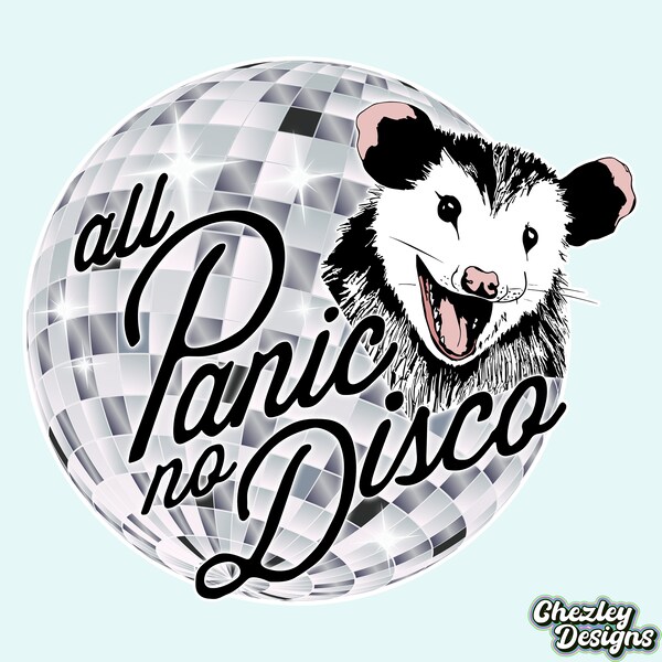 All Panic No Disco Possum Sticker - Etsy