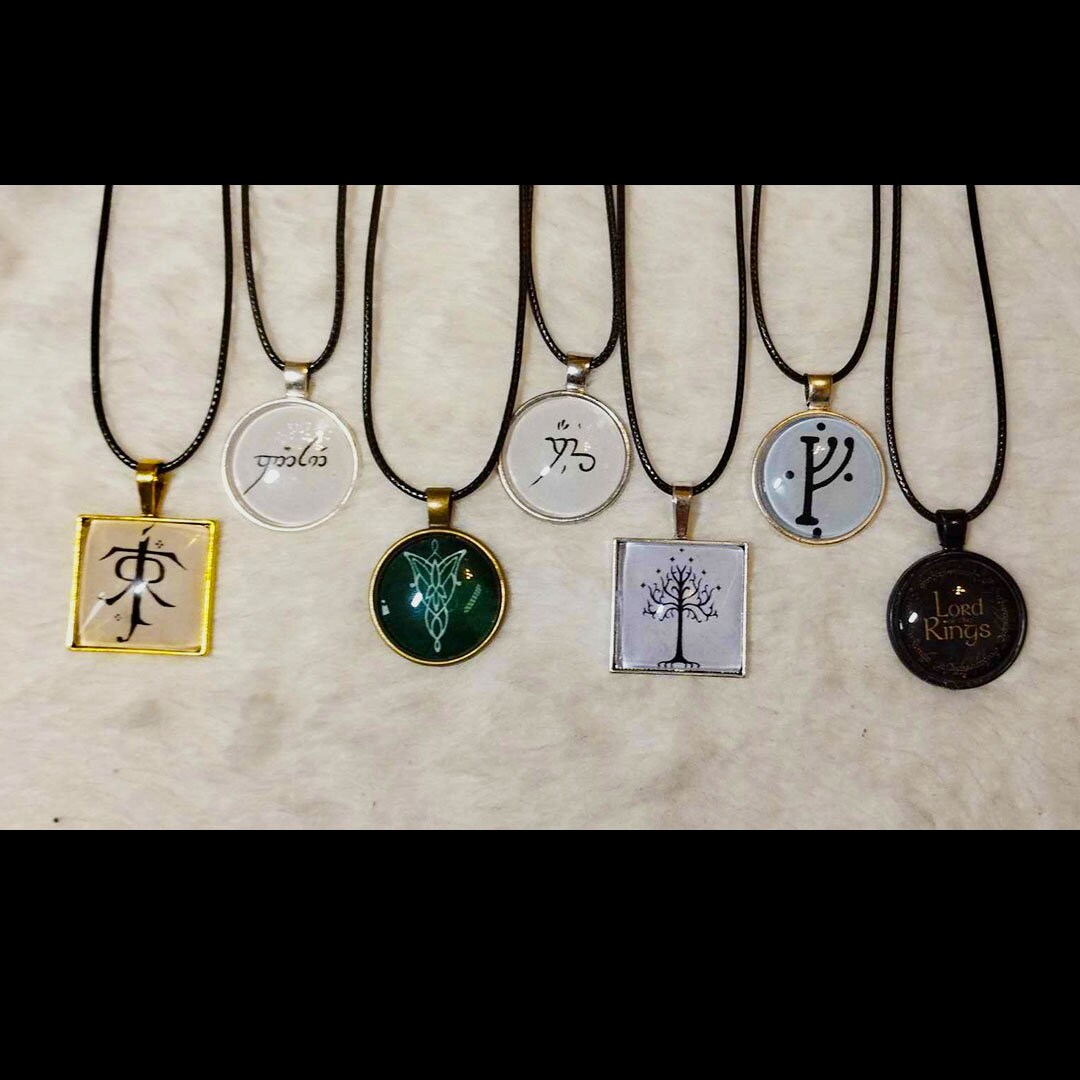 Lord of the Rings Medallions, the Hobbit Medallions, Tolkien Inspired ...