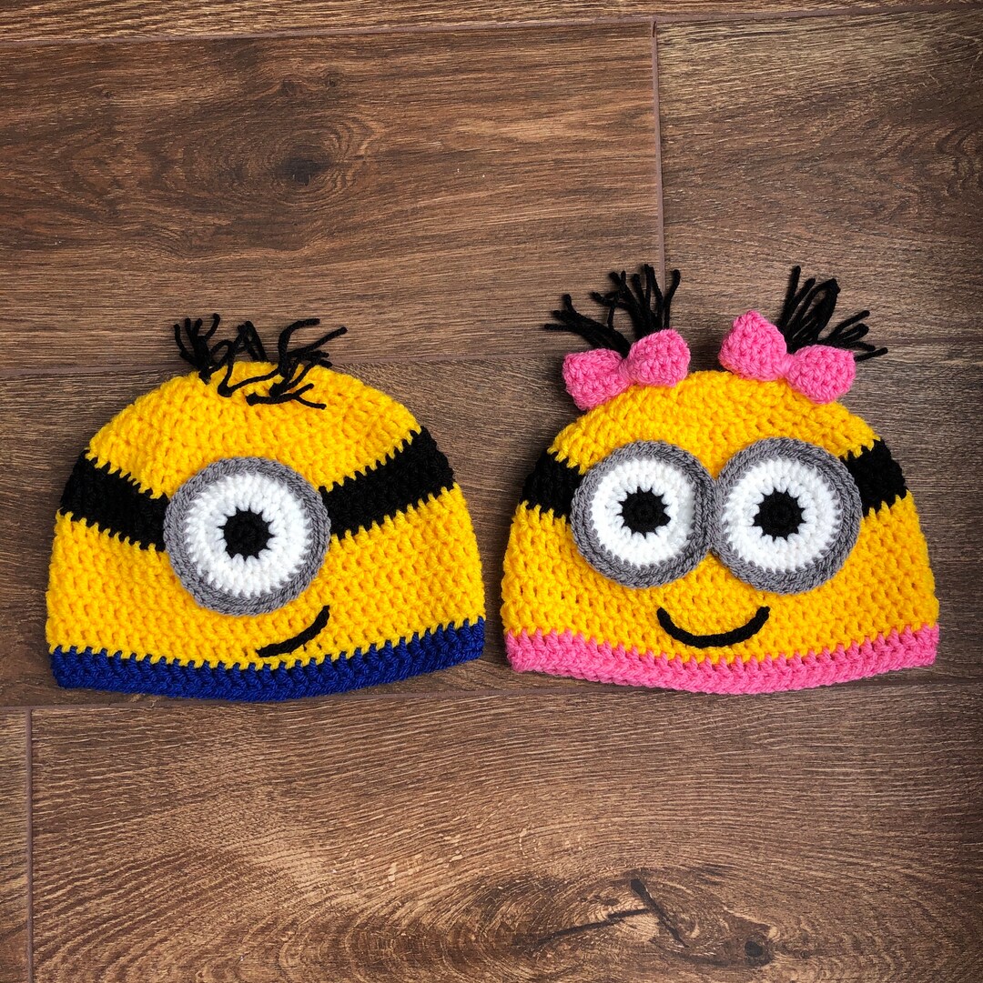 Minion Hats boy or Girl - Etsy