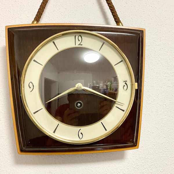 Mid Century Wall Clock - Etsy