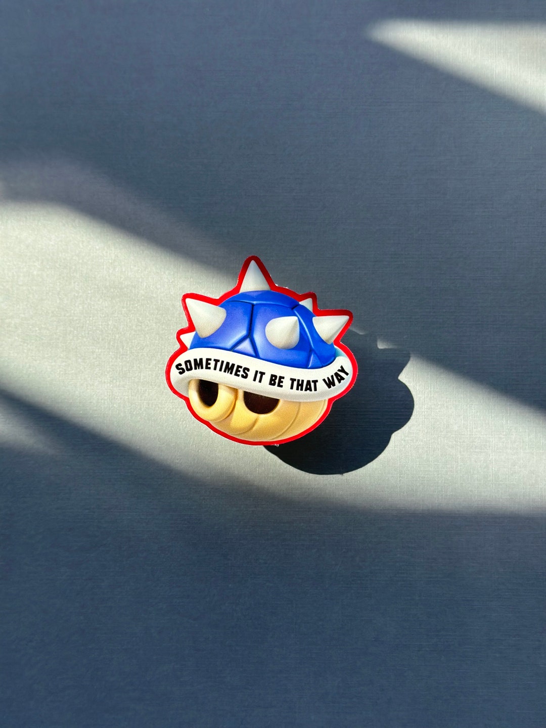 Mario Kart Blue Shell Sticker Video Game Sticker Funny - Etsy