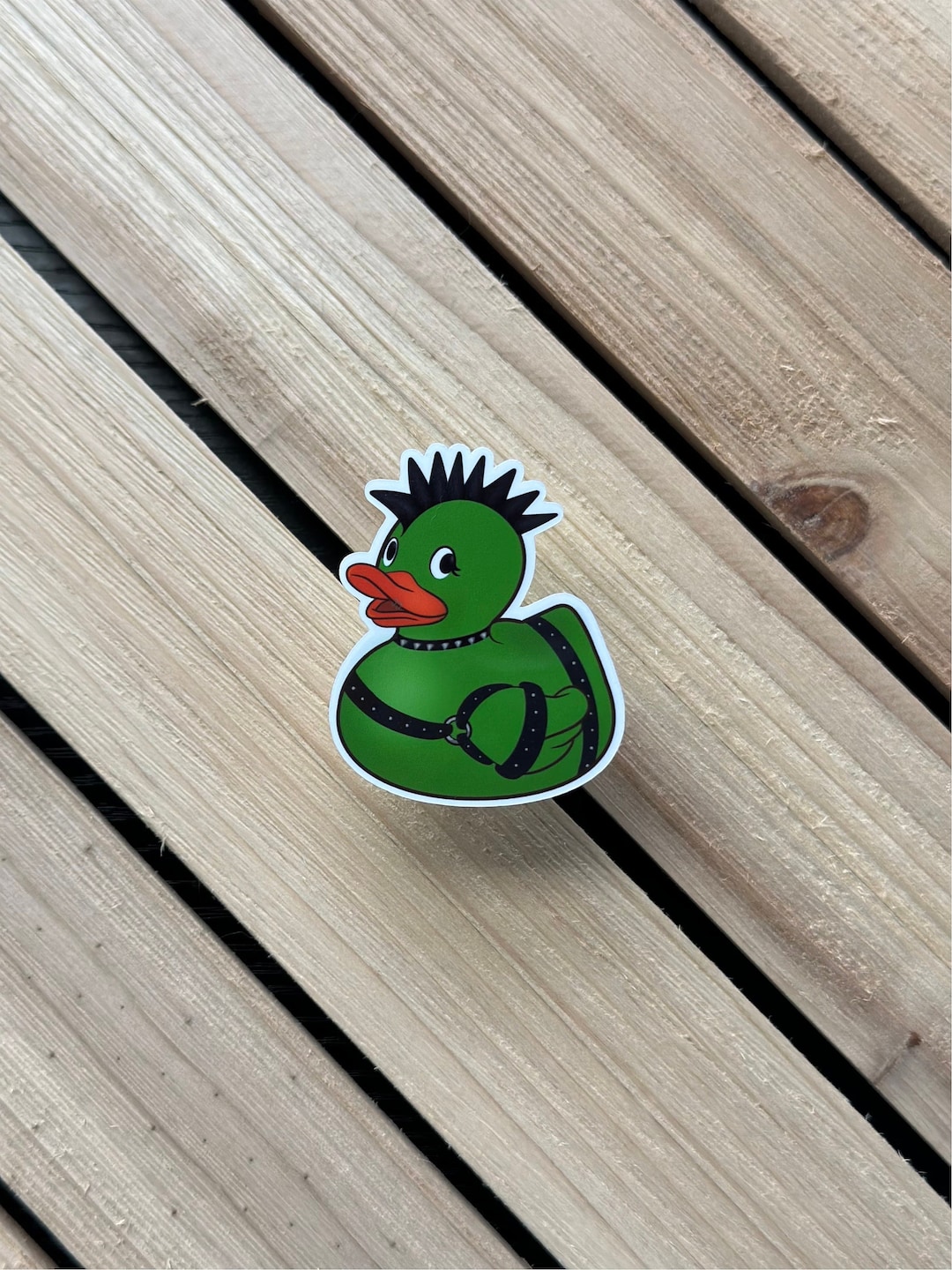 Punk Duck Sticker Rubber Duck Punk Sticker Emo Sticker - Etsy