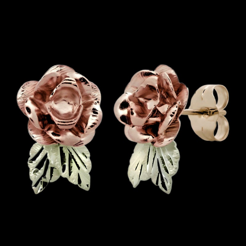 Rosebud Earrings - Etsy