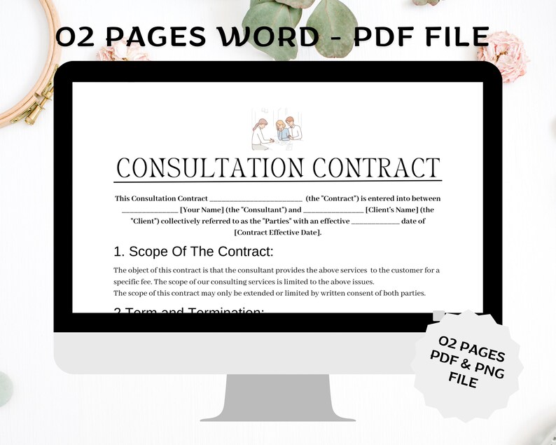 Consultant Contract, Professional Agreements for Consulting Services ...