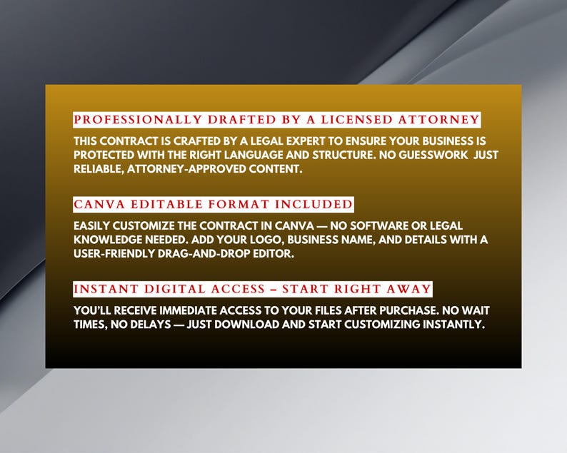 Creative Services Contract Bundle, Attorney-written, 100+ Pages (canva ...