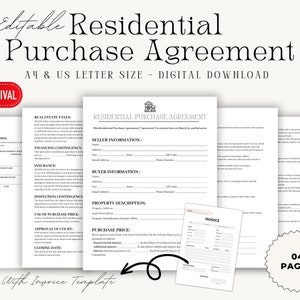 Residential Purchase Agreement - Real Estate Purchase Agreement ...