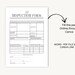 Editable General Inspection Form With Invoice Template, Inspection ...