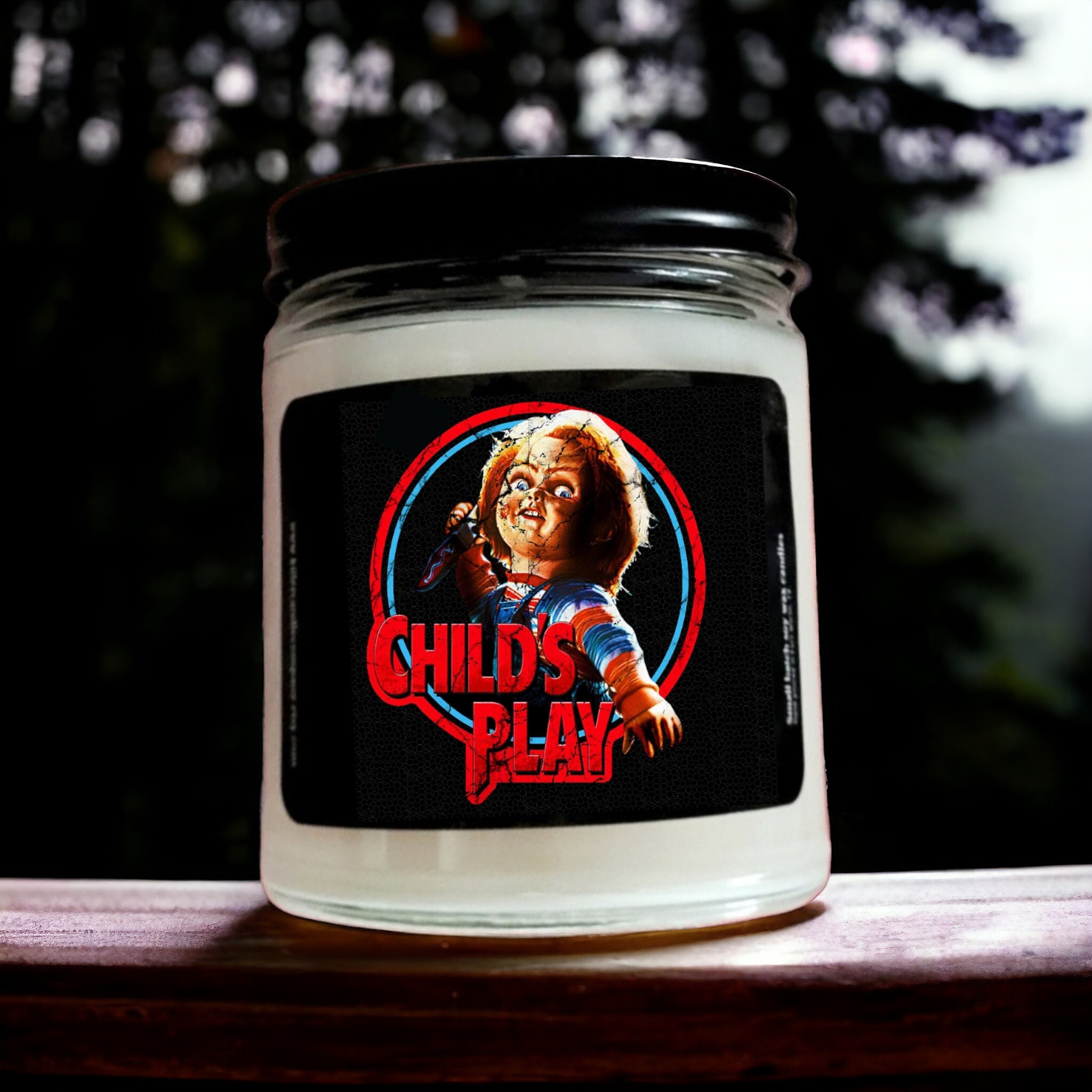 Chucky Demonic Voodoo Doll Horror Candle Soy Wax Gift 9 OZ - Etsy
