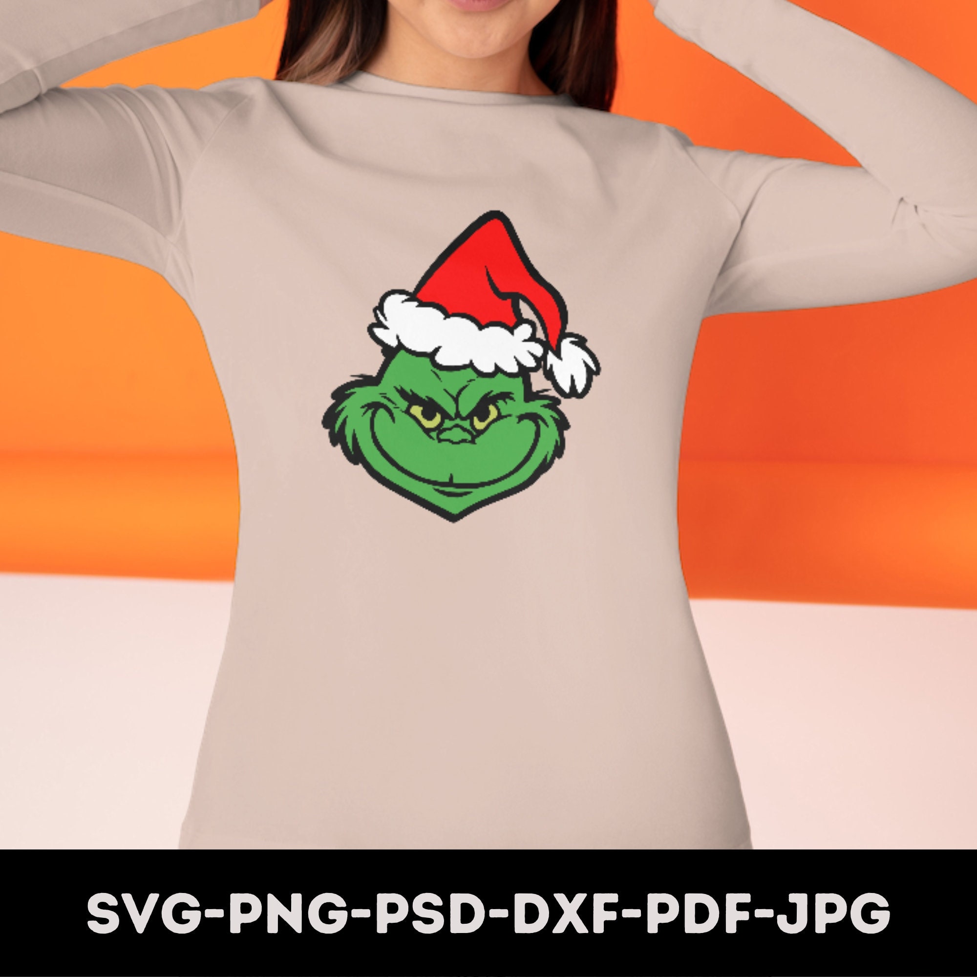 Layered Grinch Face Svg Christmas Svg Png Clipart Cricut Digital