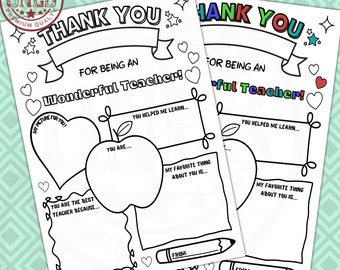 Teacher Appreciation Week Printable Teacher Appreciation Gift Thank You ...
