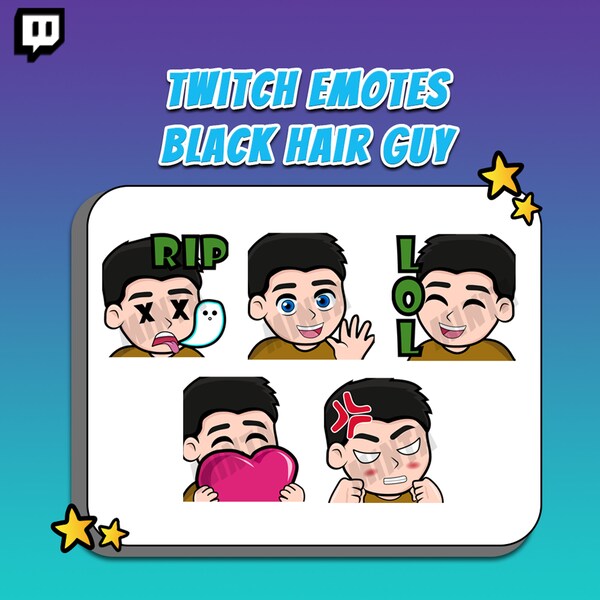 Black Guy Twitch Emotes - Etsy