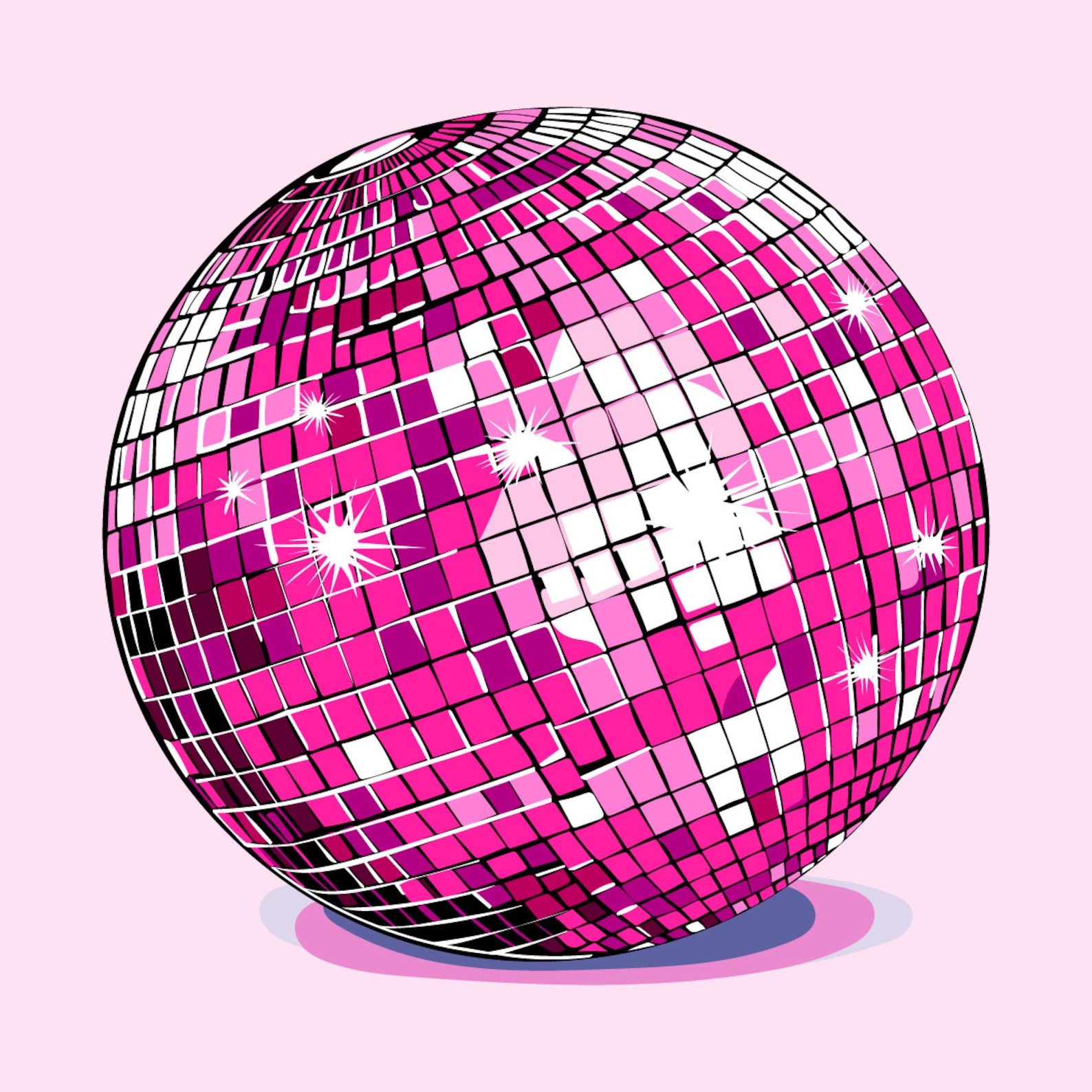 Pink Barbiecore Disco Ball SVG & PNG Design | Great for Cricut Projects ...