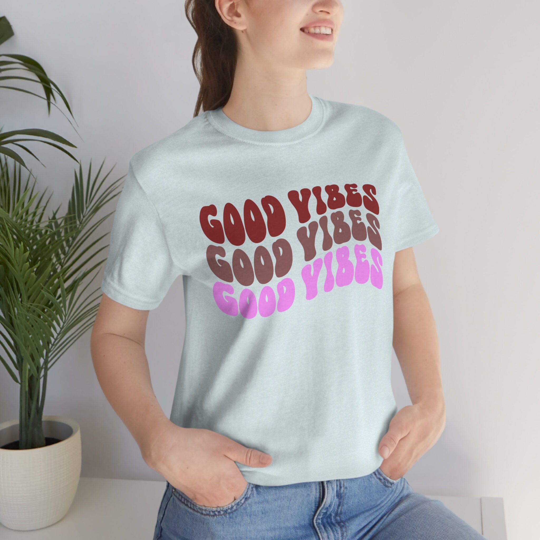 Good Vibes Retro Groovy Font Graphics, Digital Download Digital Prints ...