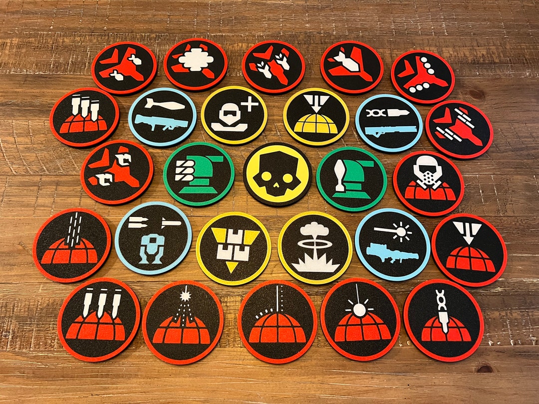 Helldivers Coasters - 4 Pack - Etsy