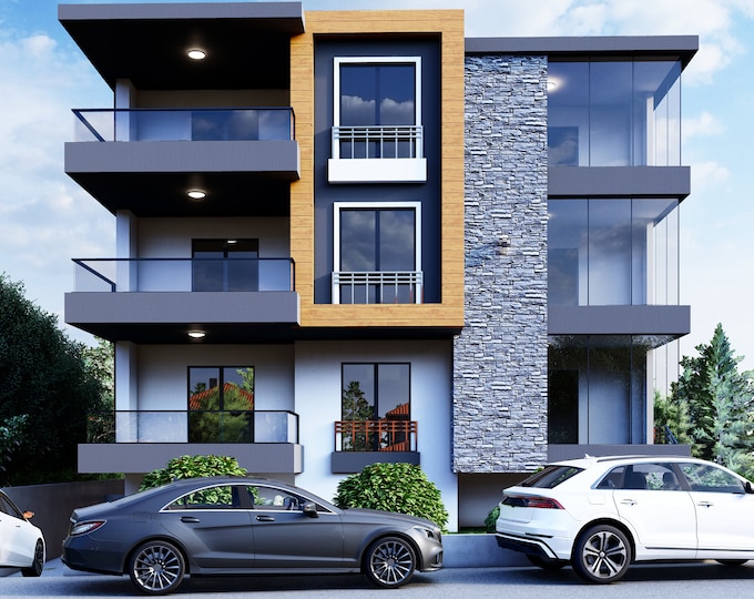 Apartments Plan | Modern House Floor Plan | Residence Plan | Condo Plan ...