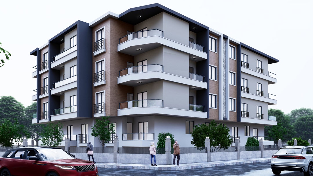 Apartment Floor Plan,modern House Plan, 3bed 2 Bath Apartments ...