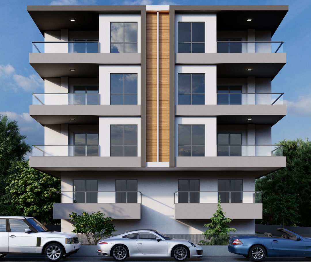 Apartment Plans, 2 Bedroom House Floor Plan, Modern House Plan,free Cad ...