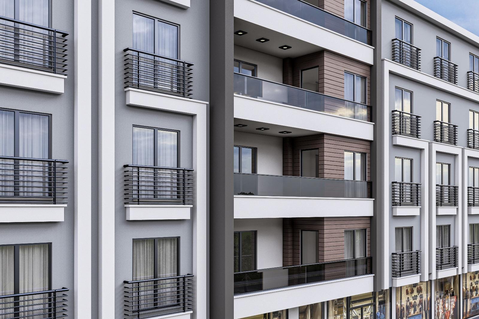 Apartment Floor Plan,modern House Plan, 3bed 3 Bath Apartments ...