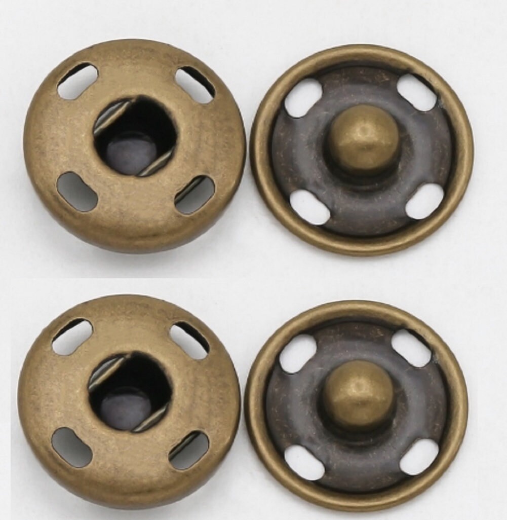 SMALL / LARGE 10mm, 15mm, 20mm, 25mm or 30mm Heavy Duty Press Studs ...