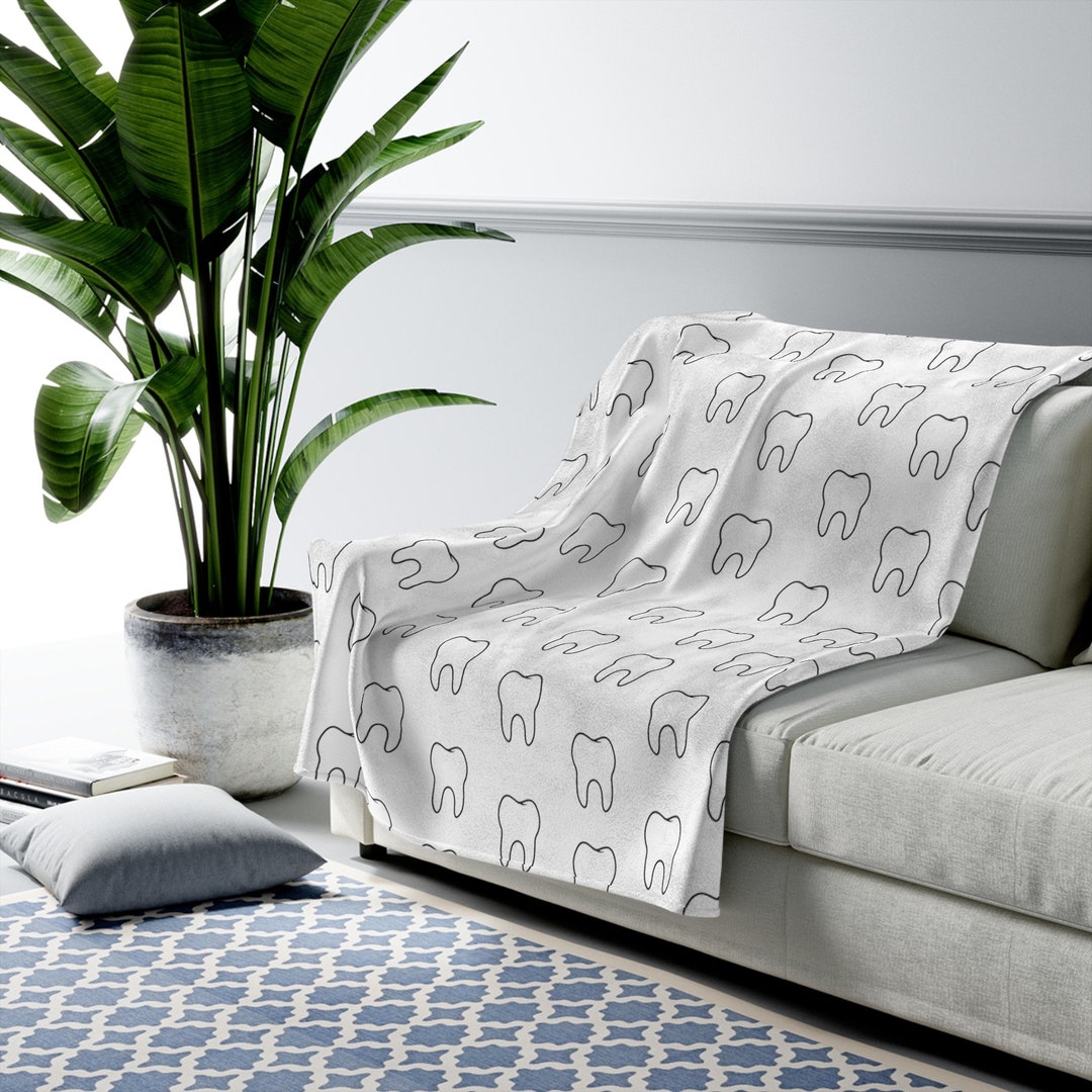 Tooth Blanket Tooth Blanket Blanket Teeth Dental Hygiene - Etsy