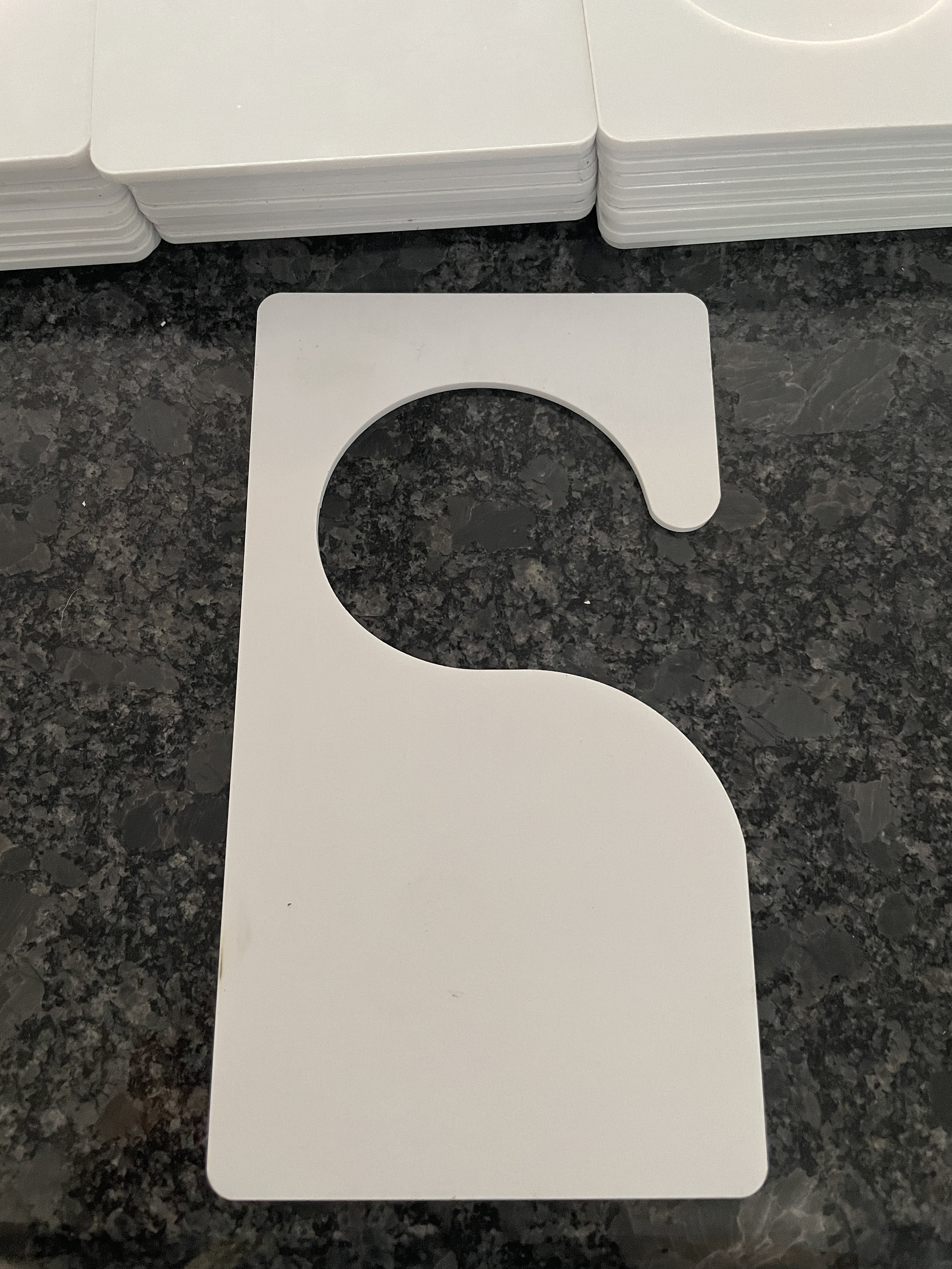 Plastic Door Hangers for Sublimation - Blank - 10 Pk - Free Shipping ...