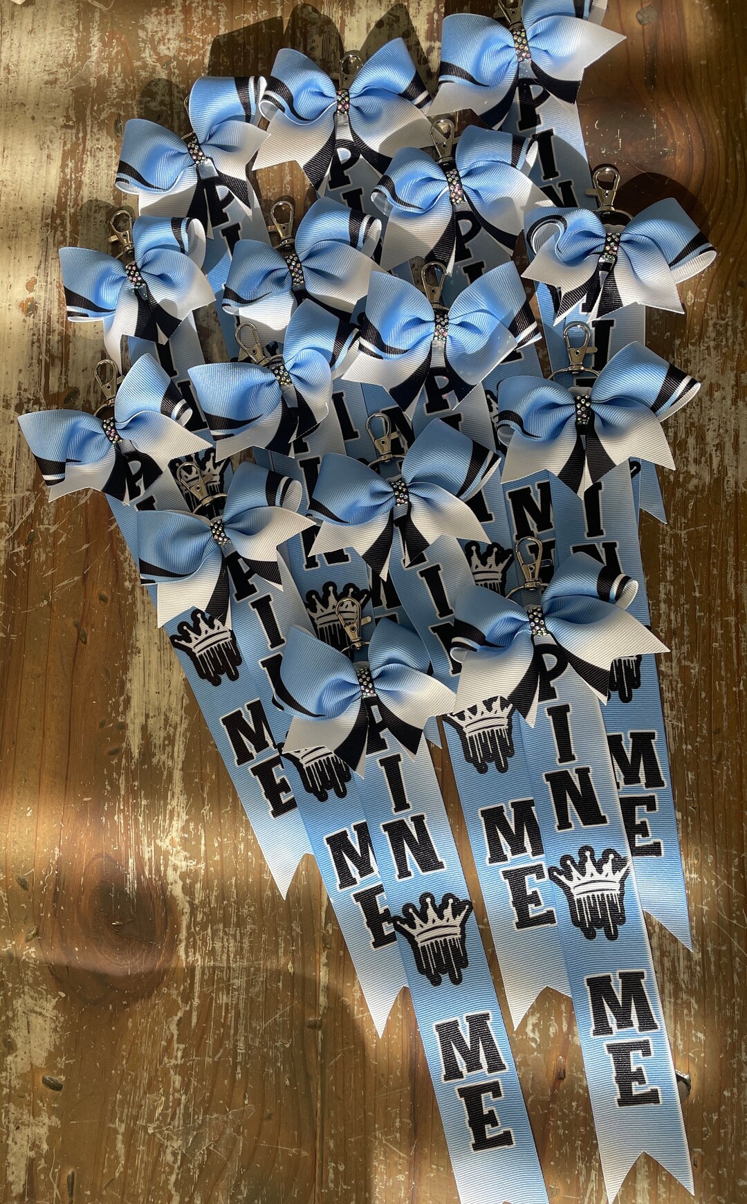 1 Custom Color “shorter” Pin Me Ribbon for Mini and Tiny - Etsy