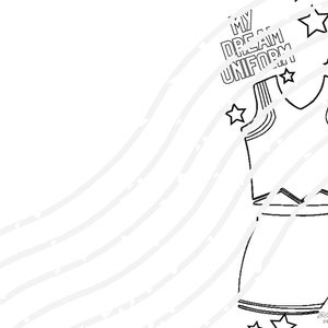 All-star Cheerleader Coloring Book Printable File - PDF - Etsy