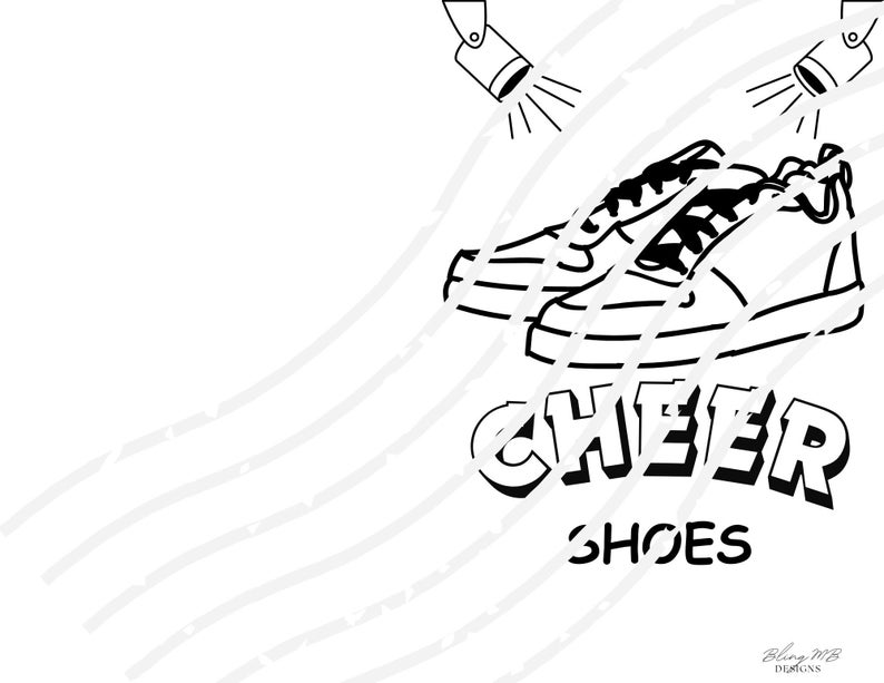 All-star Cheerleader Coloring Book Printable File - PDF - Etsy